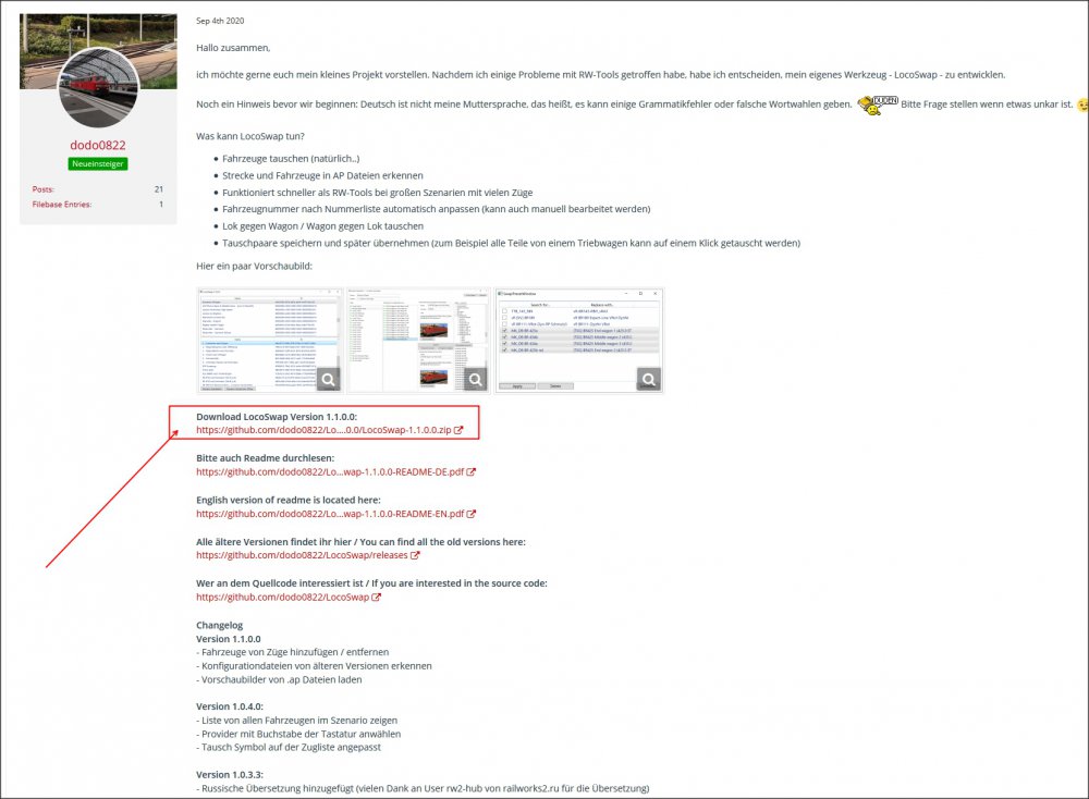 Installeren van LocoSwap en het omwisselen van rijdend materieel - (Installation of) Tools ...